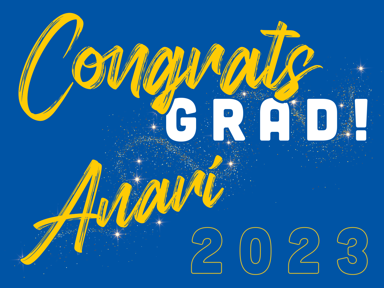 CHS Graduation Yard Sign Option 1 - Personalized | byqqp.com